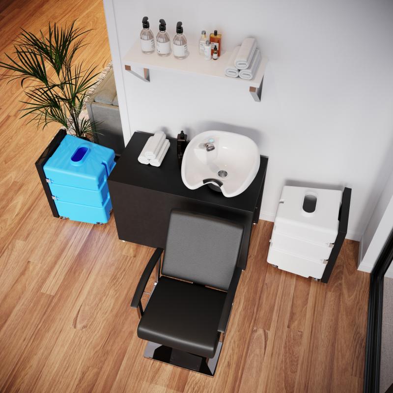 The HBS Portable Hairdressing Basin Converts Any Space Into A Salon